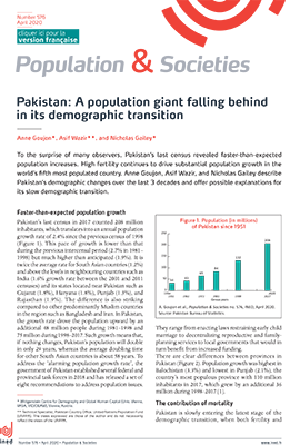 Pakistan: A population giant falling behind in its demographic ...
