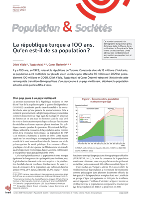 La république turque a 100 ans. Qu’en est-il de sa population ? - Espace presse - Ined ...